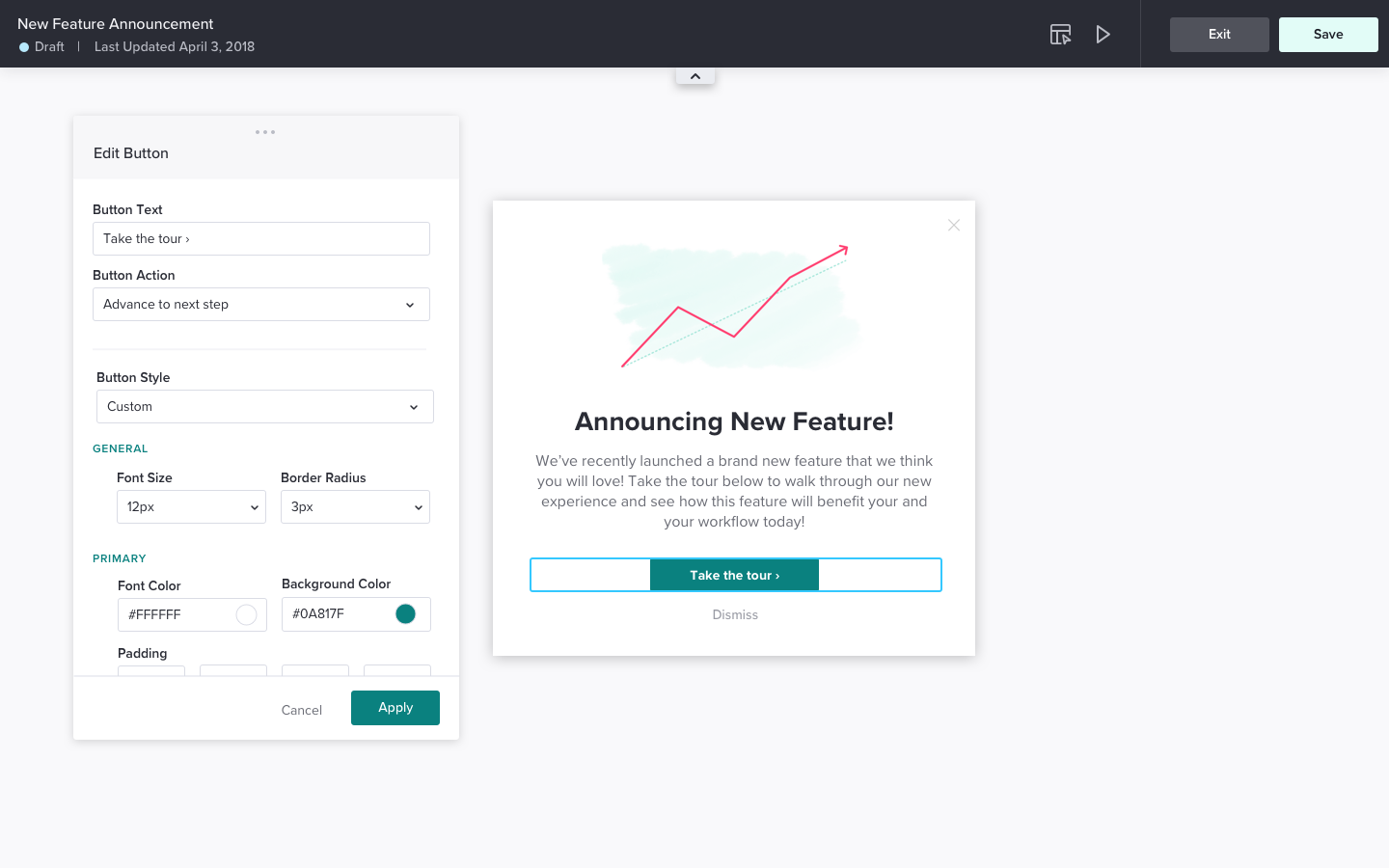 Beta Launch: New Visual Design Studio - Pendo Blog