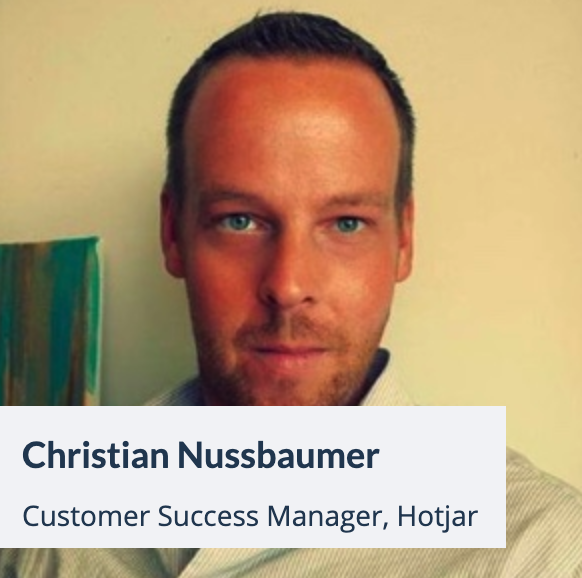 How Hotjar Manages Customer Success with Christian Nussbaumer - Pendo Blog