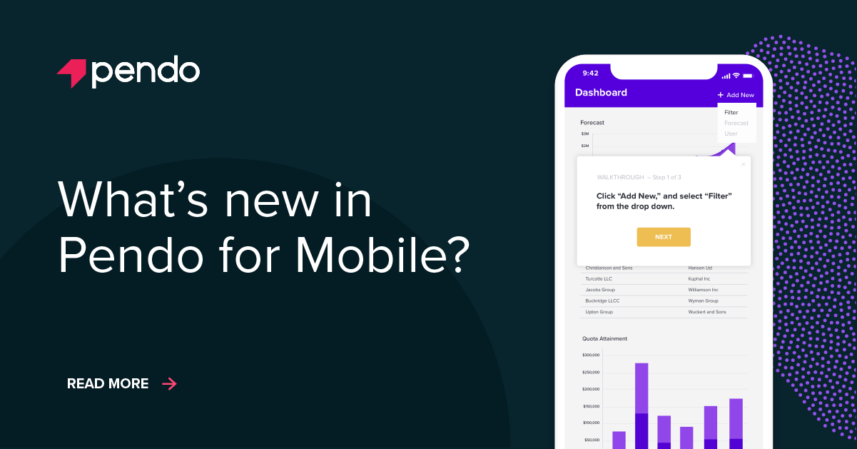 What's new in Pendo for Mobile? | Pendo Blog