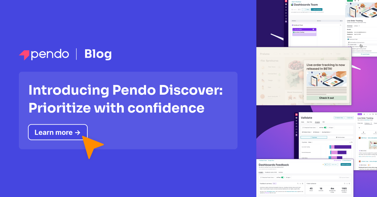 Introducing Pendo Listen: Prioritize with confidence | Pendo Blog