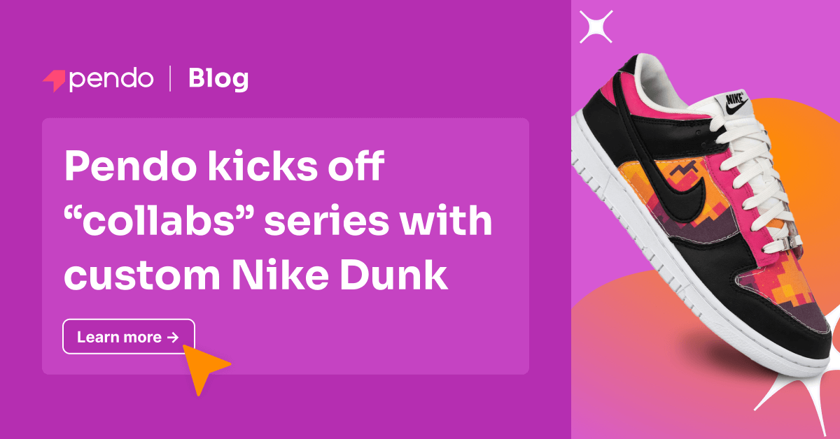 Pendo kicks off “collabs” series with custom Nike Dunk | Pendo Blog