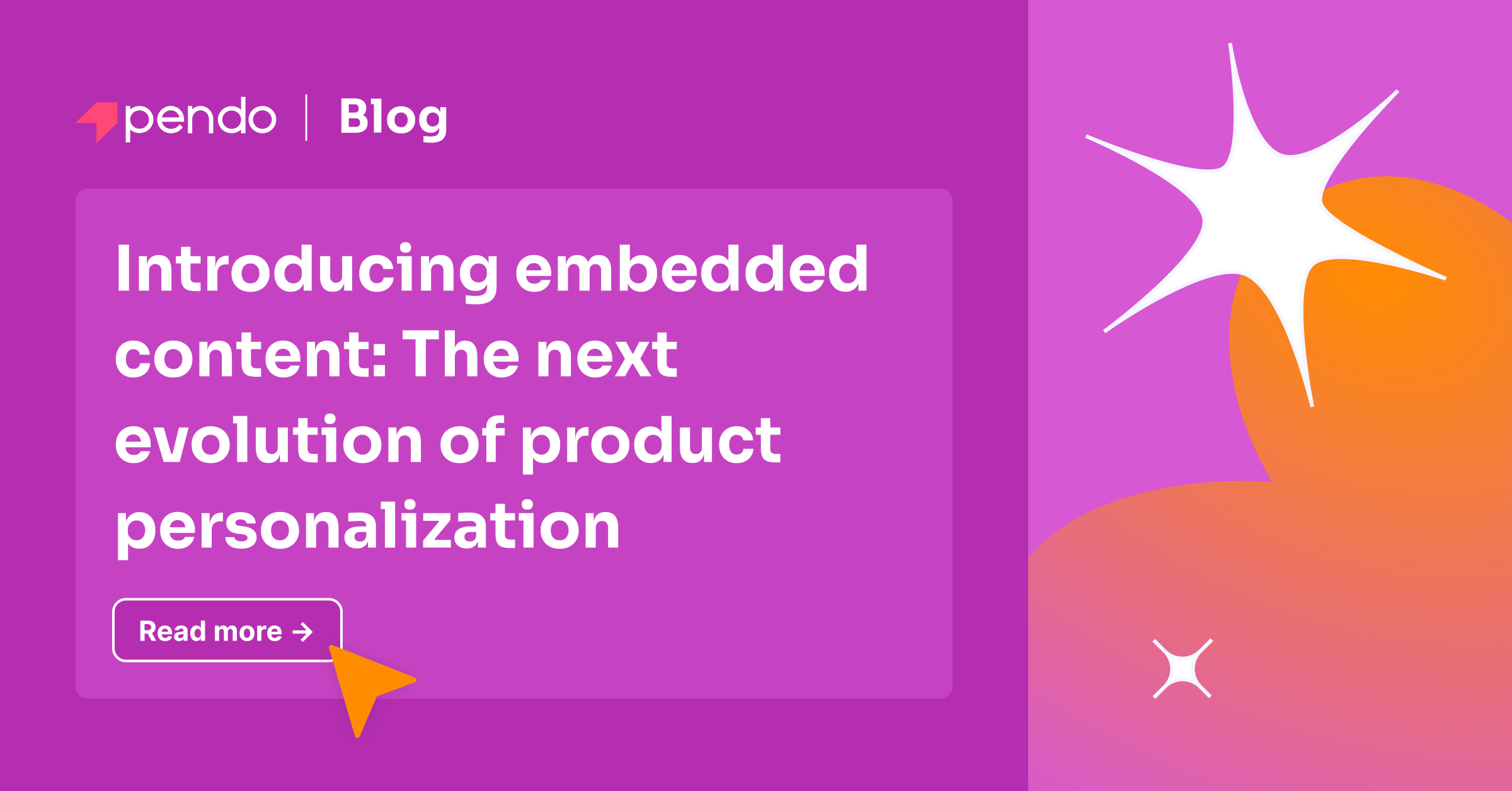 Introducing embedded guides: The next evolution of product personalization - Pendo Blog